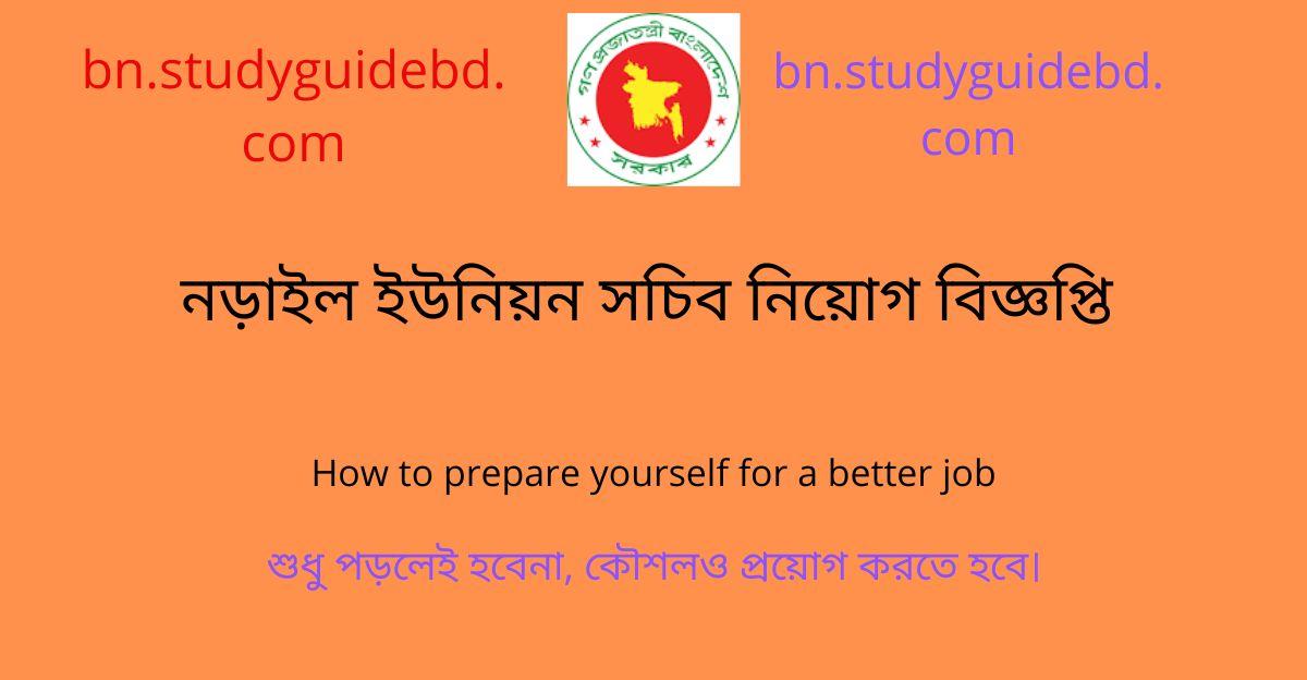 ইউনিয়ন পরিষদ সচিব- Narail job circular August 2022 - Study Guide BD